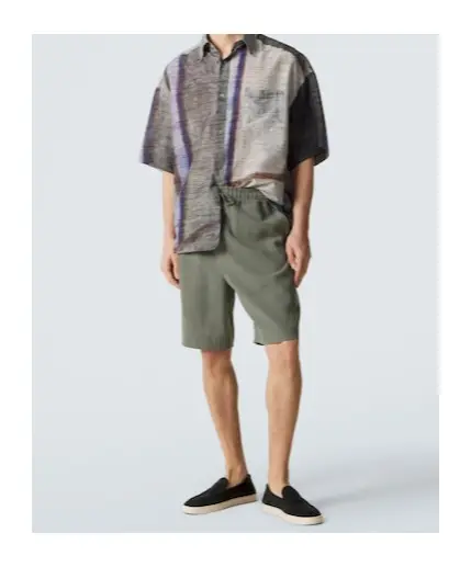 Giorgio Armani Linen Bermuda Shorts