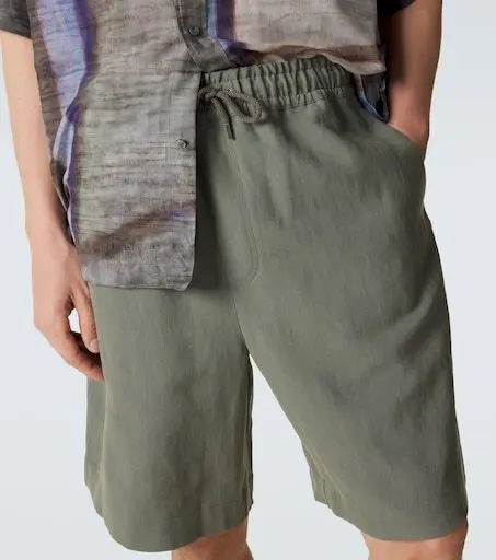 Giorgio Armani Linen Bermuda Shorts
