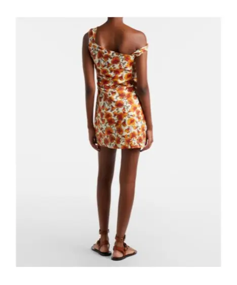 SIR. Jara Floral Linen Minidress