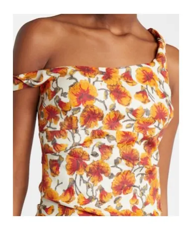 SIR. Jara Floral Linen Minidress