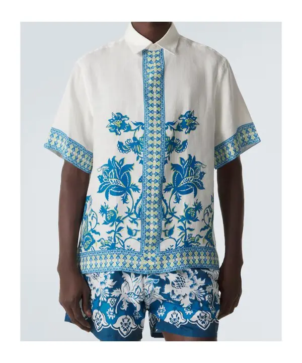 Etro Floral Linen Shirt