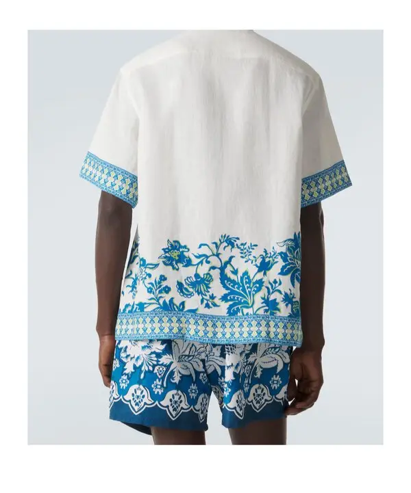 Etro Floral Linen Shirt