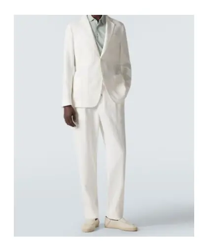 Giorgio Armani Linen Canvas Tapered Pants