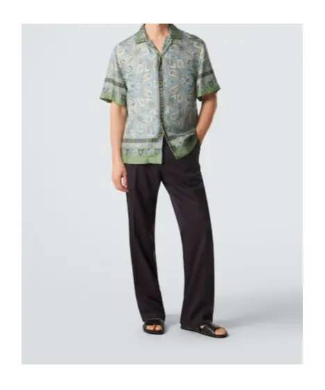 Etro Paisley Silk Twill Shirt