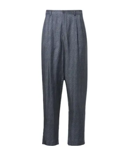 Giorgio Armani Pleated Printed Tapered Pants