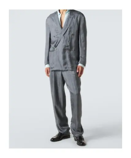 Giorgio Armani Pleated Printed Tapered Pants