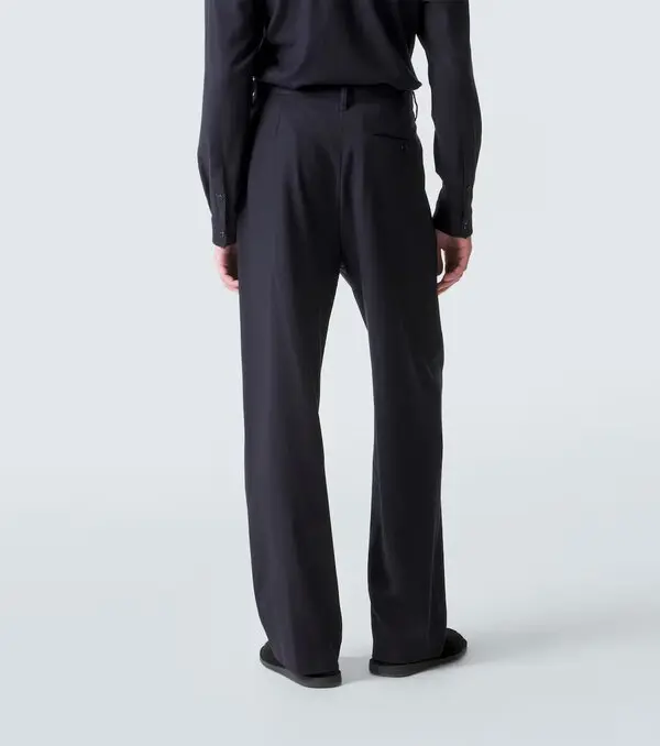 Giorgio Armani X Alanui Wool Straight-leg Pants