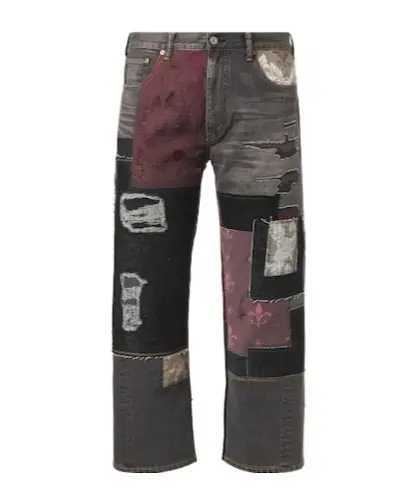 Junya Watanabe X Levi's Patchwork Wide-leg Jeans