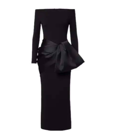 Solace Rhianne Satin-trimmed Cocktail Dress
