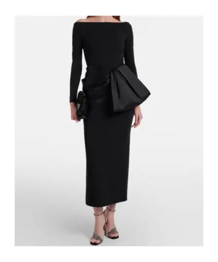 Solace Rhianne Satin-trimmed Cocktail Dress