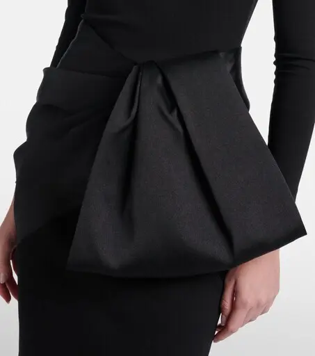 Solace Rhianne Satin-trimmed Cocktail Dress