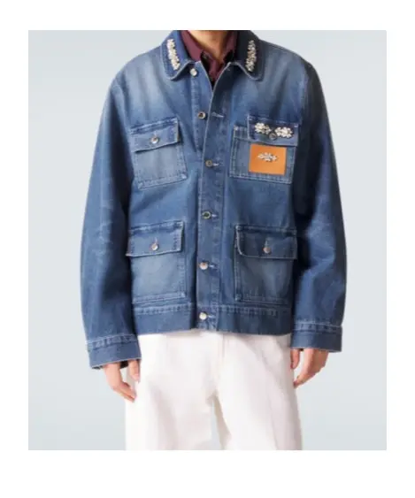Simone Rocha Embellished Denim Jacket
