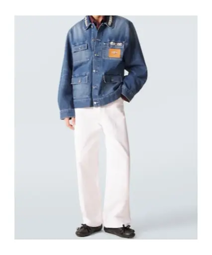 Simone Rocha Embellished Denim Jacket