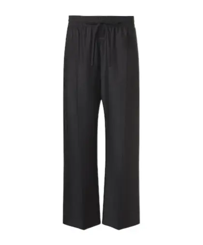 Fear Of God Virgin Wool Wide-leg Pants - Black