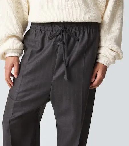 Fear Of God Virgin Wool Wide-leg Trousers