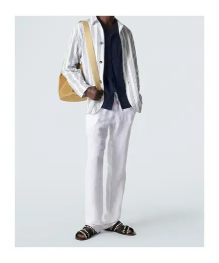 Kiton Linen Slim Pants