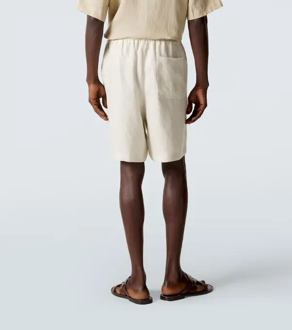 LARDINI Linen Shorts