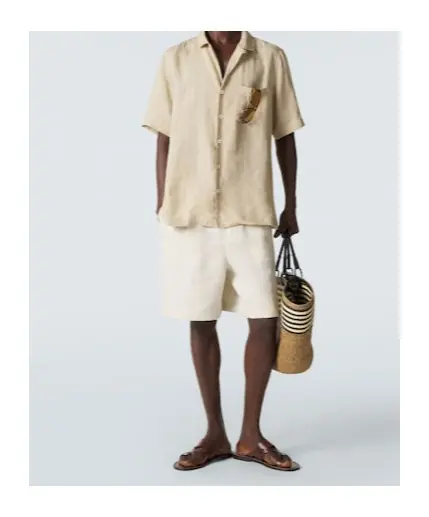 LARDINI Linen Shorts