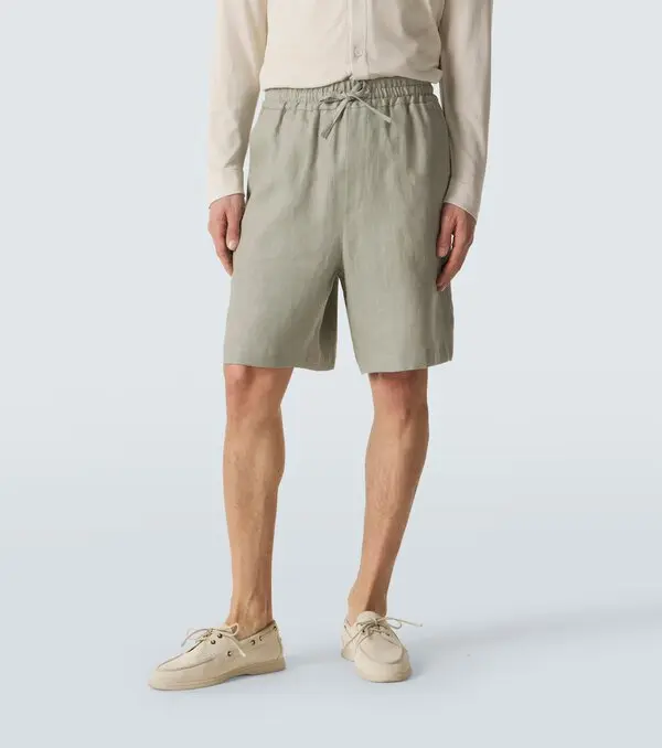 LARDINI Linen Shorts