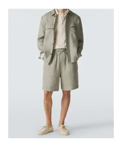 LARDINI Linen Shorts