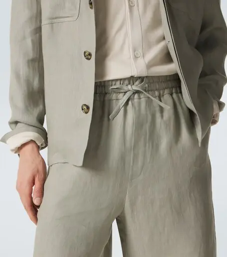LARDINI Linen Shorts