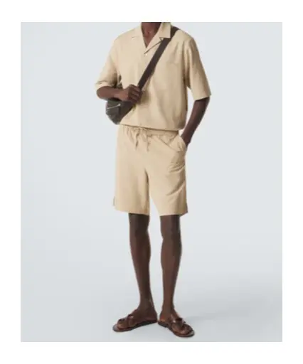 Le Kasha Pure Silk Drawstring Shorts