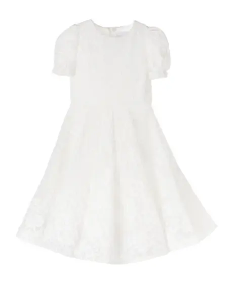 IL GUFO Round Neck Floral Dress
