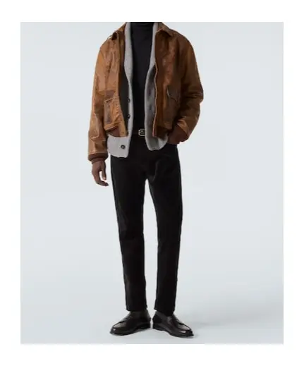 Ralph Lauren Mid-rise Cotton Velvet Slim Pants