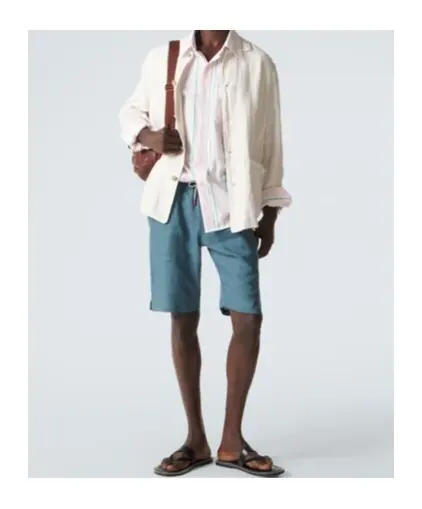Kiton Linen Shorts
