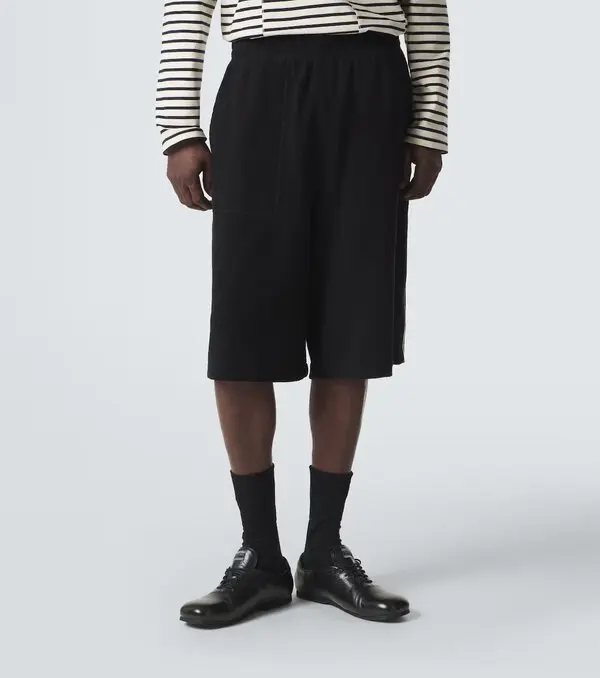 WALES BONNER Prince Cotton-blend Terry Shorts