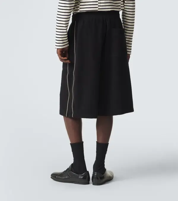 WALES BONNER Prince Cotton-blend Terry Shorts