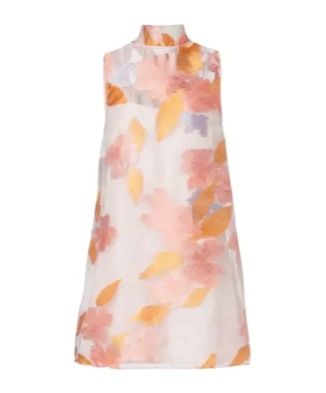 Staud Albee Floral Organza Minidress