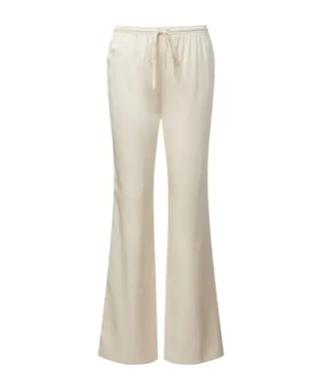 Rebecca Vallance Elise Silk Satin Flared Pants