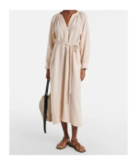 Velvet By Graham & Spencer Dakota Linen Maxi Dress