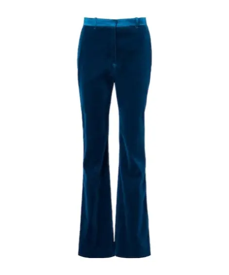 Rabanne Cotton-blend Velvet Flared Pants