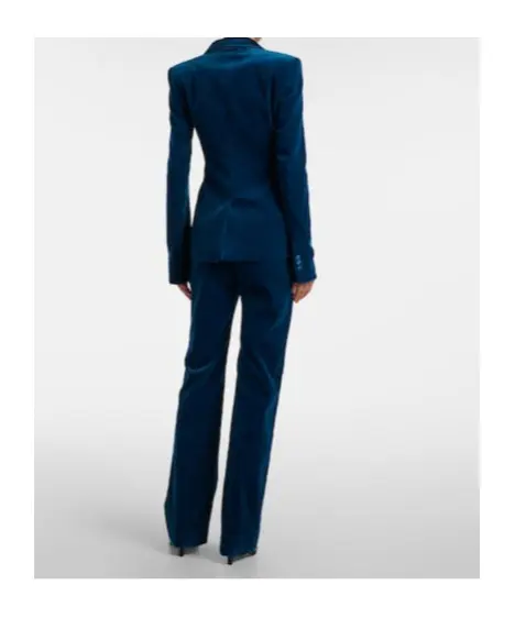 Rabanne Cotton-blend Velvet Flared Pants