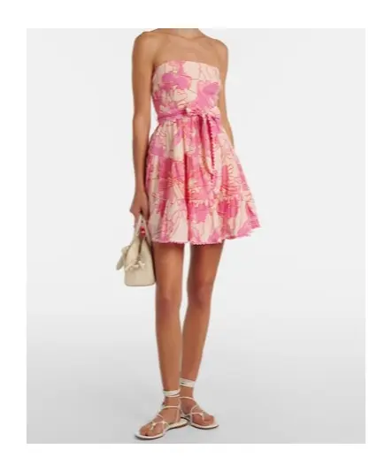 Poupette St Barth Christine Printed Cotton Minidress
