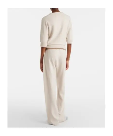 Extreme Cashmere N 479 Runaway Wide-leg Cashmere-blend Pants