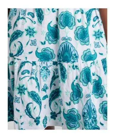 Heidi Klein Kos Paisley Linen Minidress