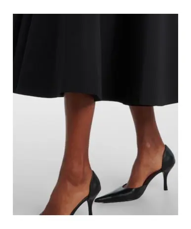 Solace Ada Strapless Crepe Midi Dress