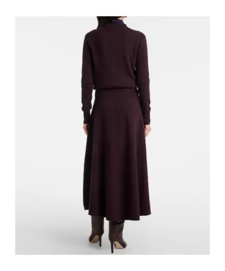 Extreme Cashmere N388 Ease Cashmere-blend Maxi Skirt