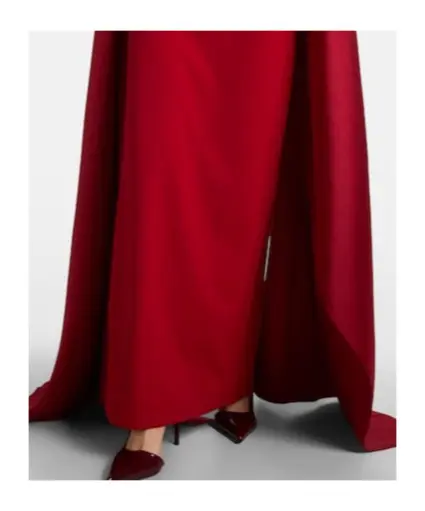 Solace Olivia Satin-trimmed Gown