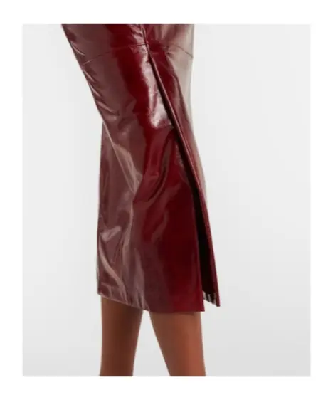Sportmax Leather Pencil Skirt