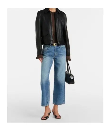 SLVRLAKE Hunter Cropped Straight Jeans