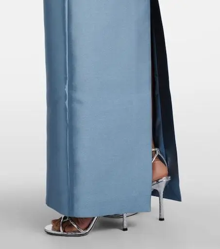 Solace Lucille Strapless Satin Gown
