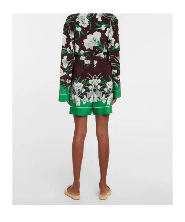 Valentino Garavani Printed Silk Shorts