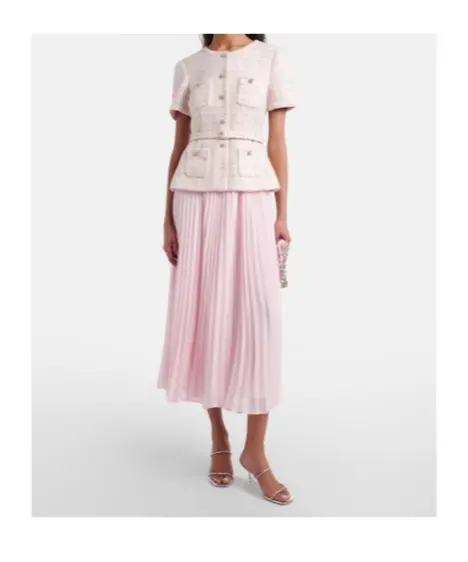 SELF-PORTRAIT Embellished Midi Dress