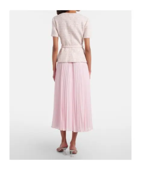 SELF-PORTRAIT Embellished Midi Dress