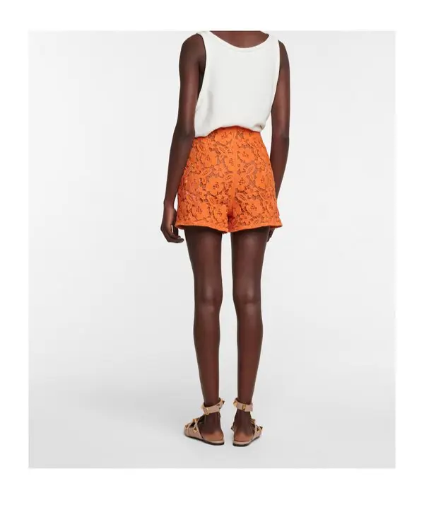 Valentino Garavani Guipure Lace Shorts