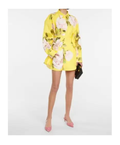 Valentino Garavani Floral Cotton And Silk Shorts